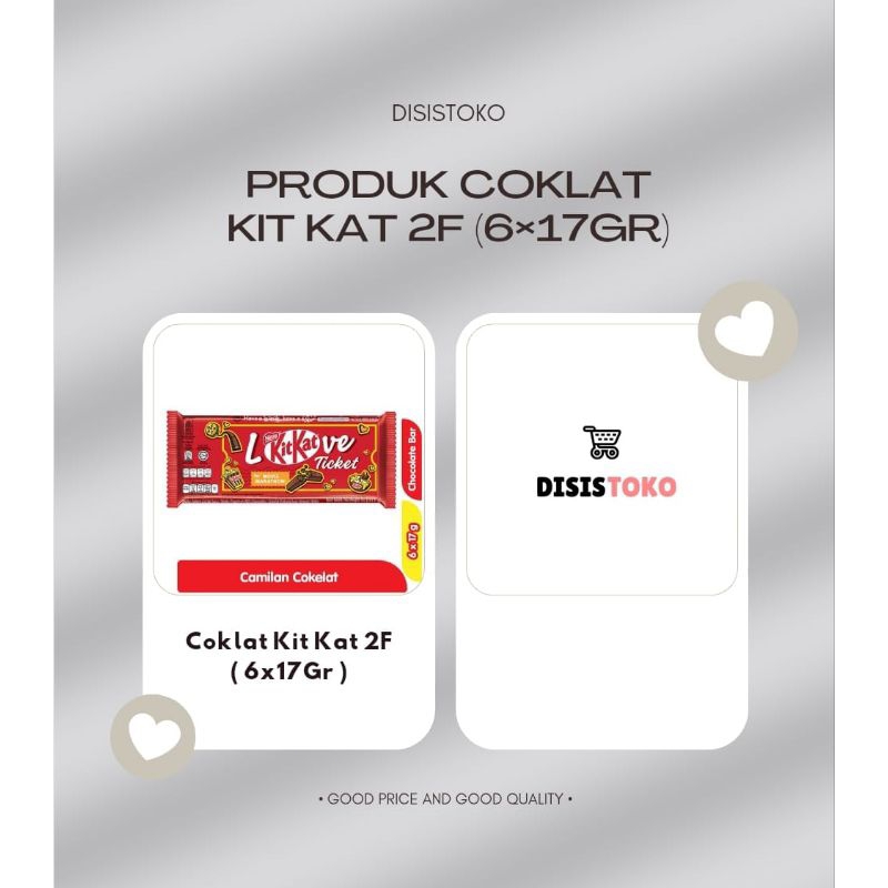 Chocolate Kit Kat 2F (6x17gr) | Shopee Philippines