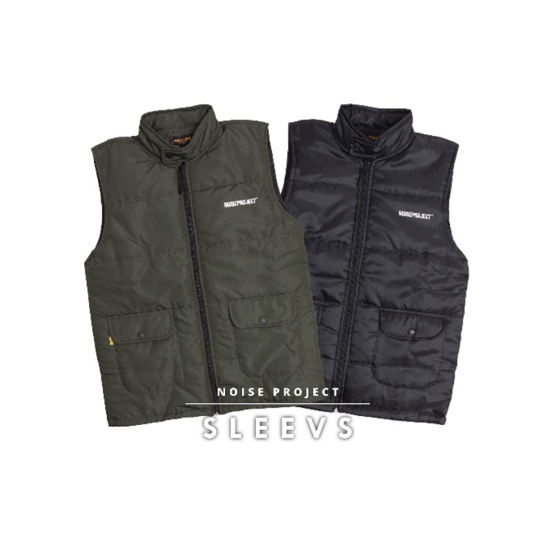 Sleevs noise projects vest - original noise vest Puffer - Men's bubble ...