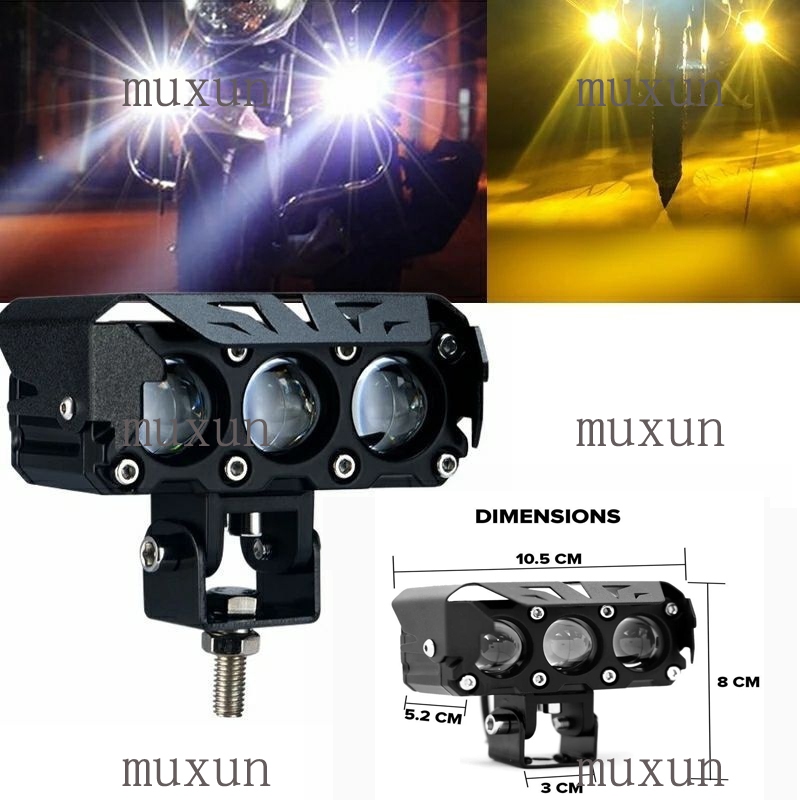 MATA Led Shooting Lights SQL 3-eyes 2-color LASER Shooting Spotlights ...