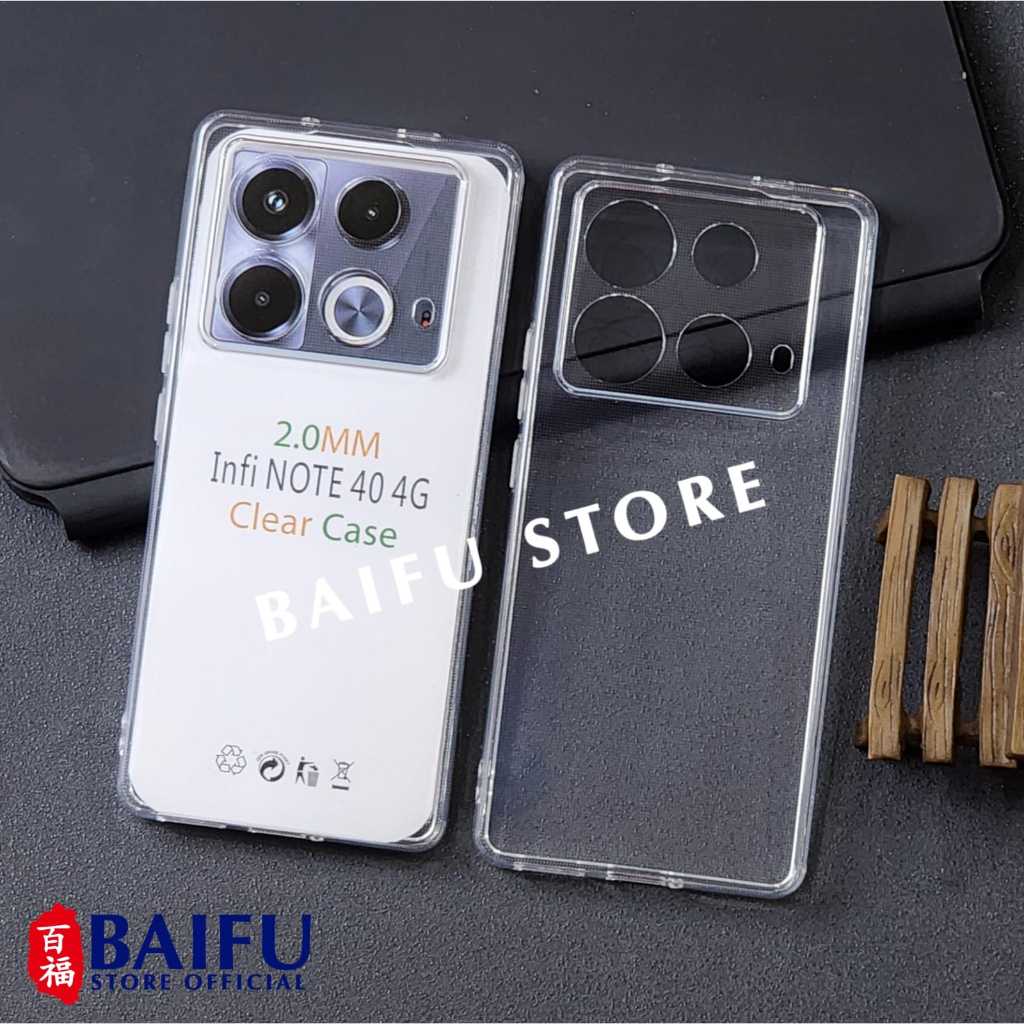 Infinix Note 40 Clear Case Clear Case 2.0mm Case Clear Softcase Clear ...