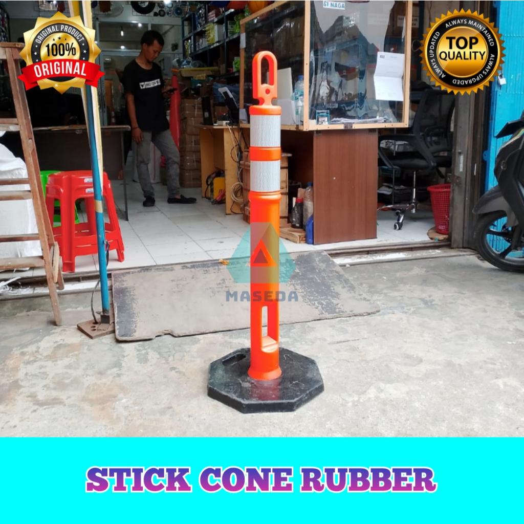 110 Cm Plastic CONE Base STICK CONE STICK Road Divider PLASTIC Base ...
