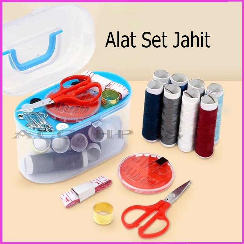PERALATAN Acchp Sewing Tool Box Box 1set Sewing Set Kit Sewing ...