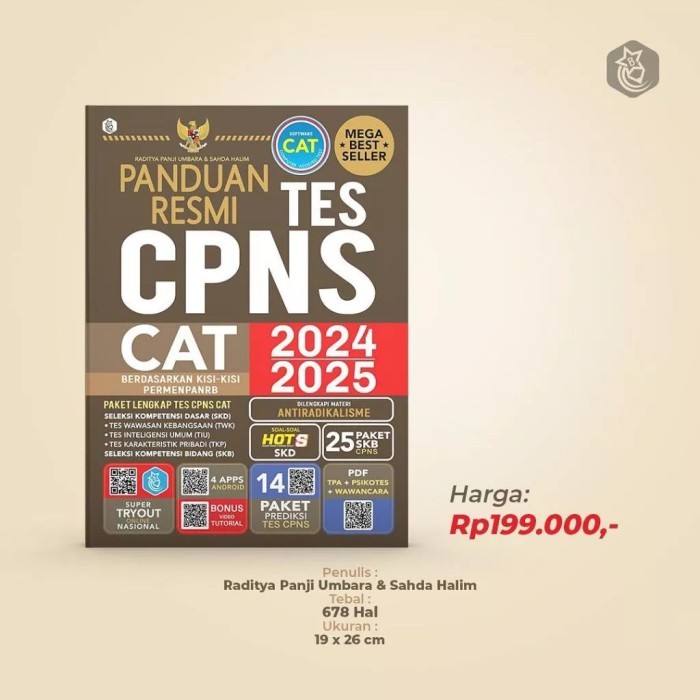 Official CPNS Test Manual CAT 2019 2020 2021 2022 2023 2024 2025 ...
