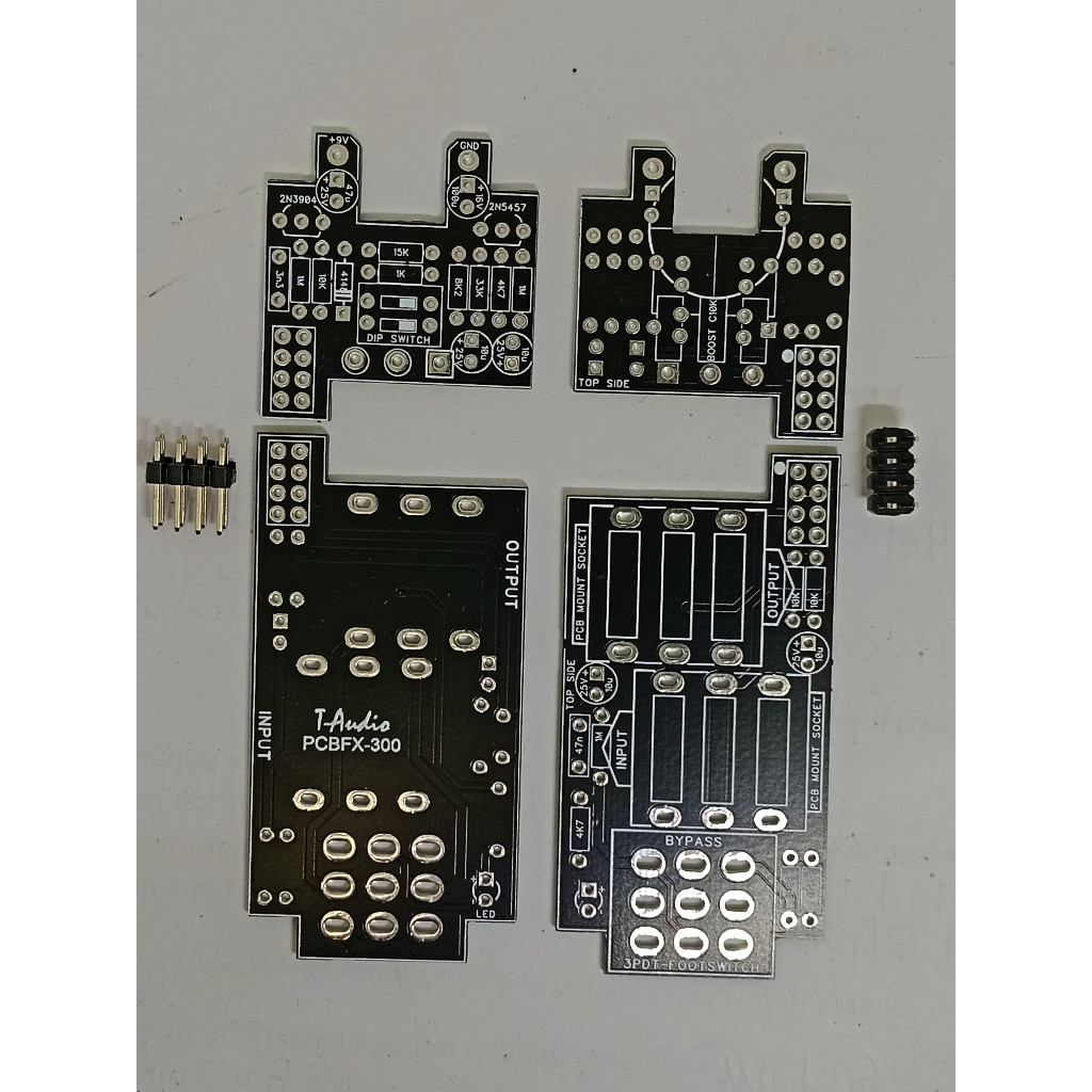 T-audio PCBFX-300 Based on Xotic EP Booster 1590A 1 knop Version DIY ...