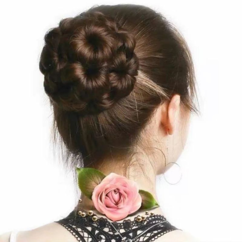 Bun Bun Hair Bun Bun Conch Bun Wig Trend Model Korean Women Mushroom ...