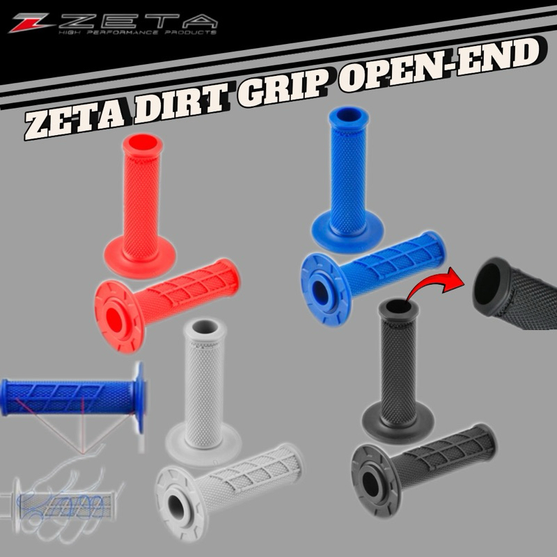 Handgrip DIRT GRIP ZETA open end & closed end Half Waffle | Shopee ...