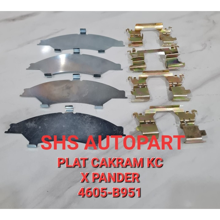 Brake PAD Nail Plate Disc Plate BRAKE PAD SPRING MITSUBISHI XPANDER ...