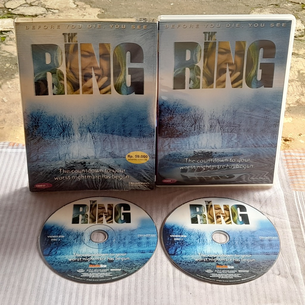 Vcd The Ring (2002, DreamWorks Pictures) 2 Disc Set ORIGINAL | Shopee ...