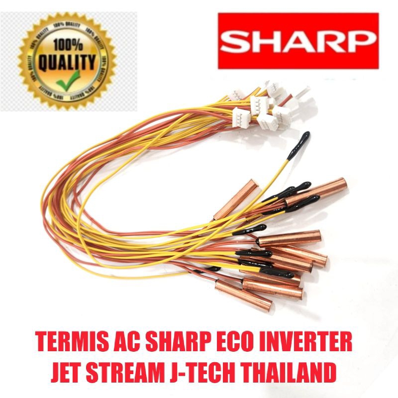 THERMISTOR AC SHARP ECO INVERTER JET STREAM J-TECH THAILAND | Shopee ...