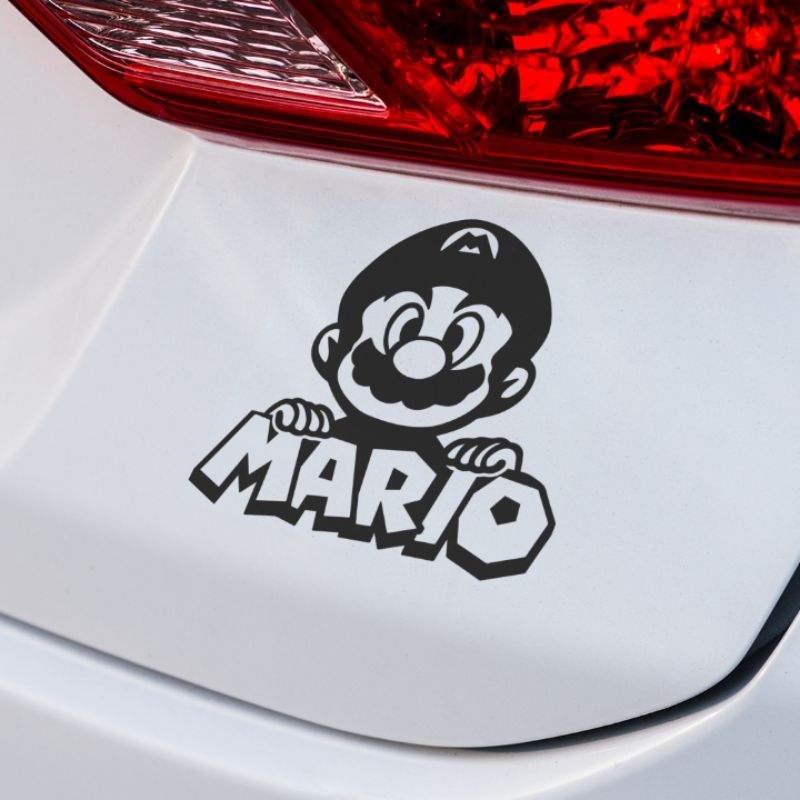 Mario Decal Stickers for Laptops, Cars, etc | Shopee Philippines