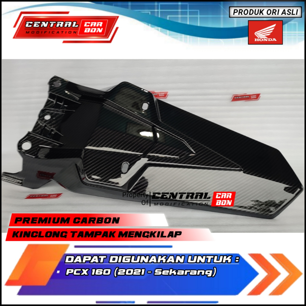 Honda PCX 160 k1z rear fender, original honda carbon | Shopee Philippines
