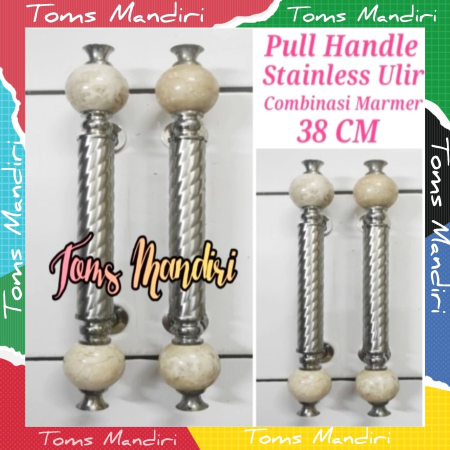 Door Handle/Stainless Door Handle Combination Marble 38 CM | Shopee ...