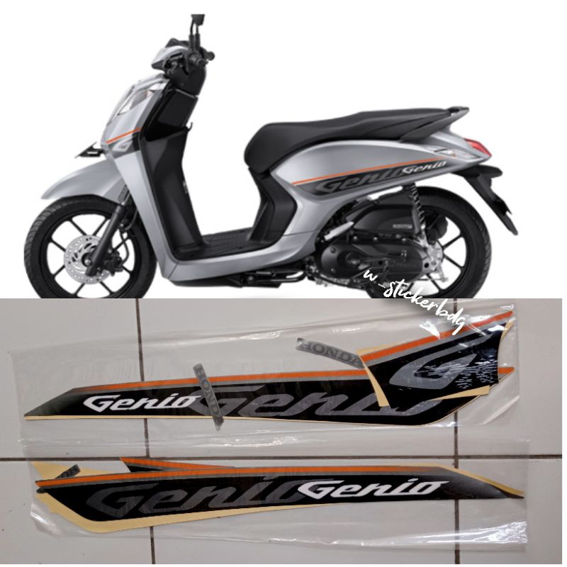 Honda Genio 2019 CBS Silver Body Trim Striping | Shopee Philippines
