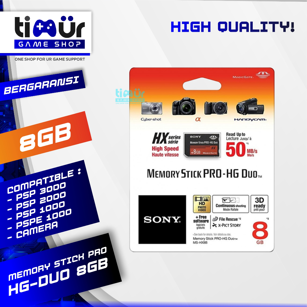 Sony PSP 32 GB Memory Card | Memory Stick Pro - HG Duo 32 GB | Shopee ...
