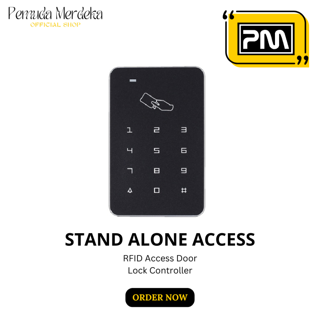 Stand Alone Access Control RFID 20,000 User Access Control Door Pemuda Merdeka | Shopee Philippines