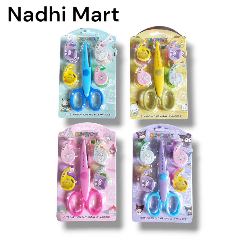 STUDY SET E-113 SANRIO STATIONERY PACKAGE/ ZIG ZAG SCISSORS PACKAGE ...