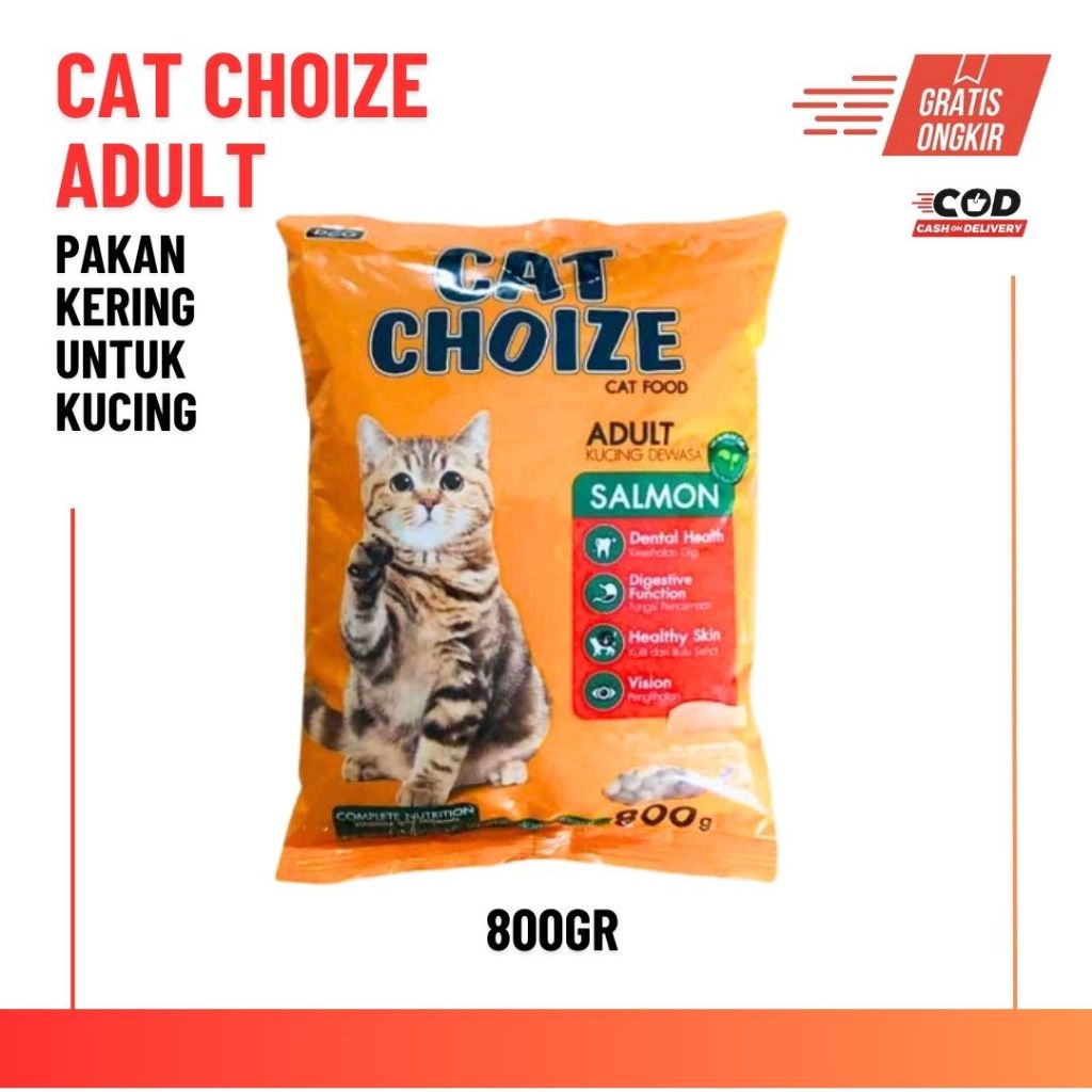 Cat Choize Salmon Flavor Cat Food 800g | Shopee Philippines