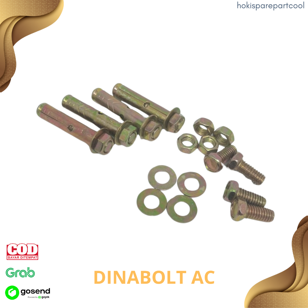 Dynabolt DYNAMIC BOLT SET OUTDOOR AC BRACKET | Shopee Philippines