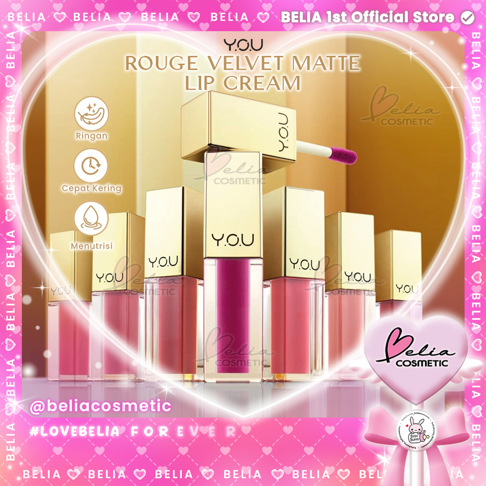 Y.O.U BELIA YOU Rouge Velvet Matte Lip Cream | Rogue The Gold One 4.5g ...