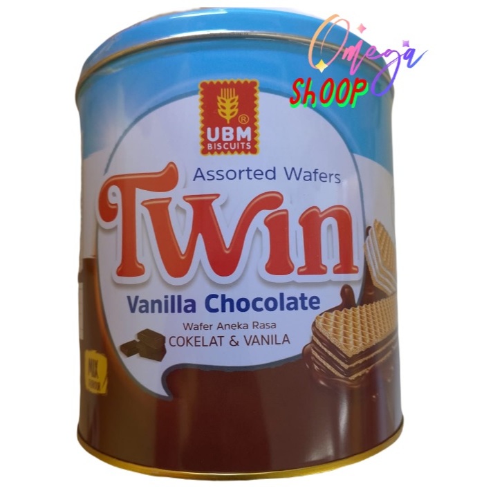 Ubm Biscuit Twin Assorted Wafer Vanilla Chocolate 250g | Shopee Philippines