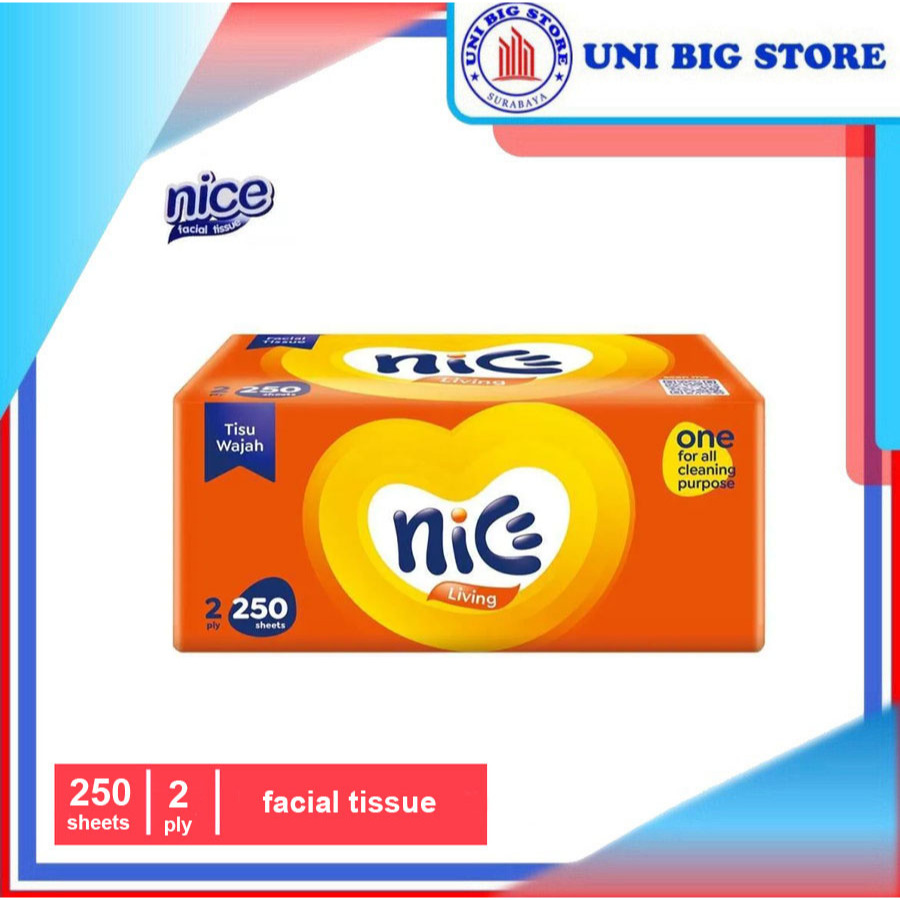 NICE Facial Tissue 250 Sheets 2 Ply | Shopee Philippines