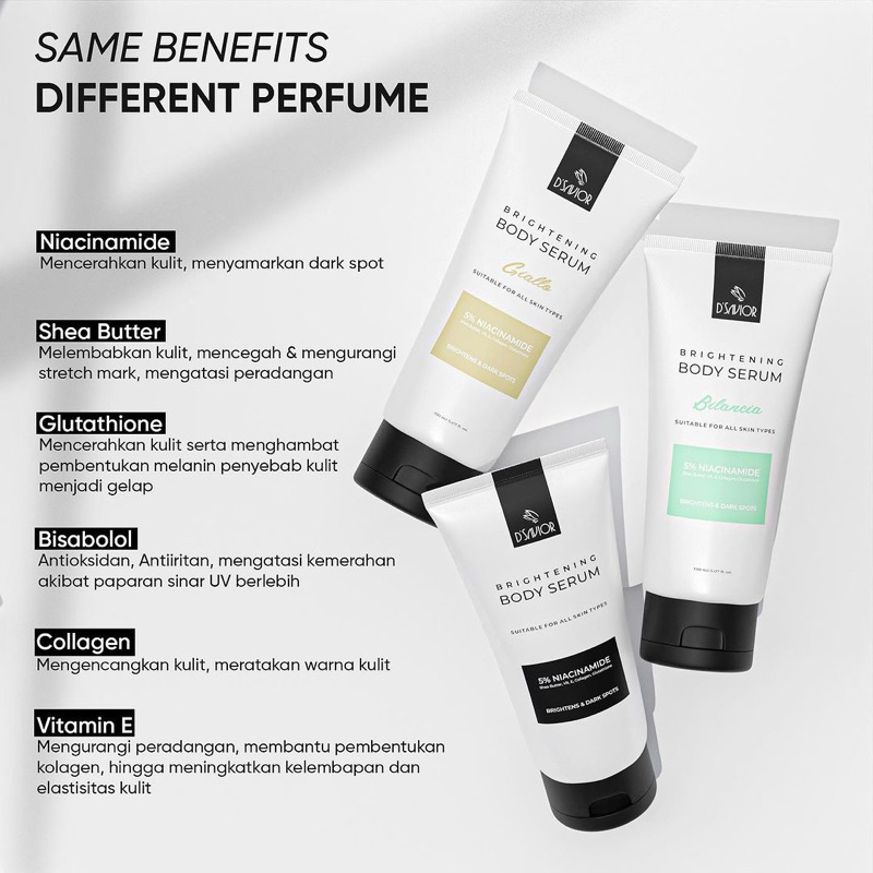 [OFFICIAL Agent] DSAVIOR BODY WHITENING SERUM D'SAVIOR D SAVIOR ...