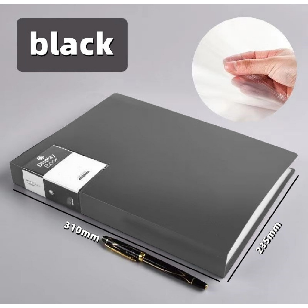 A4 size storage Folder 20 pockets display book | Shopee Philippines
