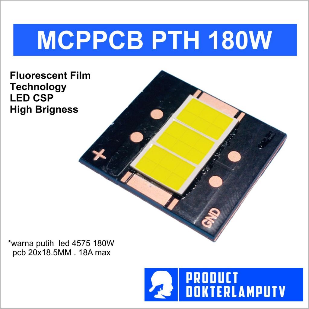 PUTIH Mcp + PCB 180W 180 WATT CSP MCP 4675 18A 9-10V WHITE FOR LIGHT ...