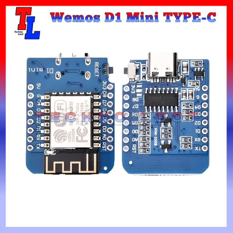 New Wemos D1 Mini Type C ESP8266 Wifi | Shopee Philippines