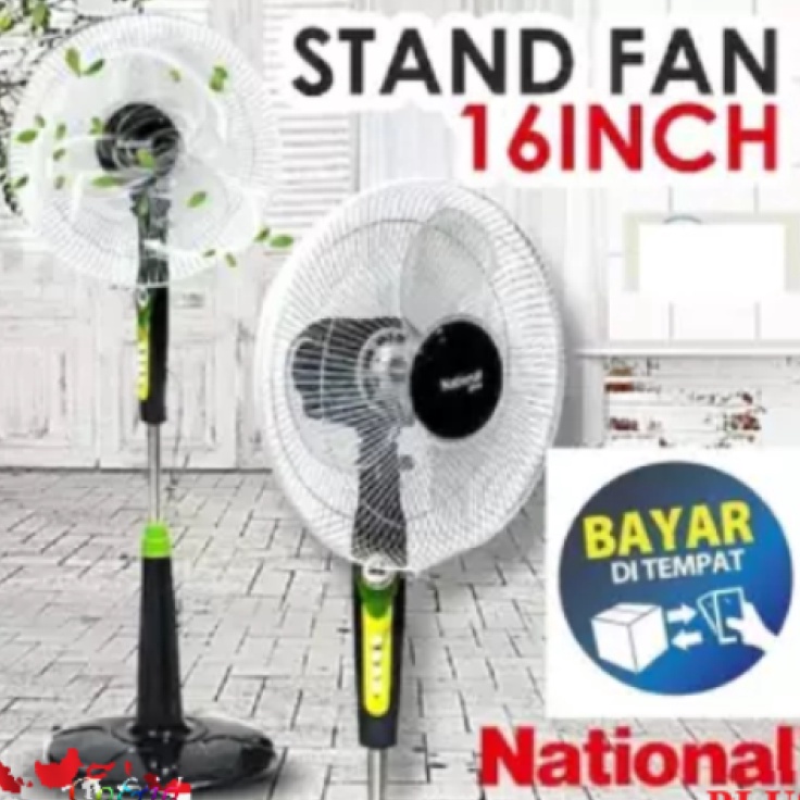 Home STAND FAN NATIONAL PLUS 16 inch STAND FAN | Shopee Philippines