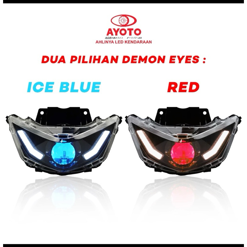 Headlamp Reflector FULL SET BEAT DELUXE BILED PROJECTOR 2INCHI 40WATT ...