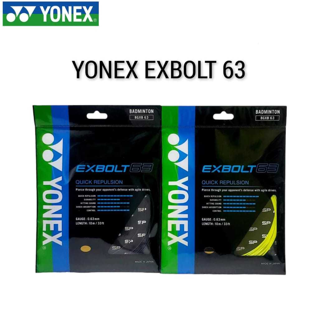 Yonex Exbolt 63 SP Badminton Racket String Original | Shopee Philippines