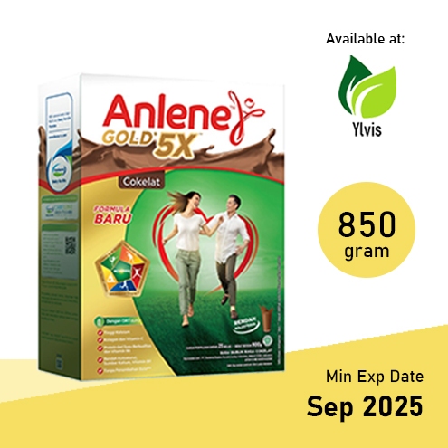 Anlene Gold 5X Adult Bone & Joint Milk Powder - Chocolate Flavor 850 gr ...