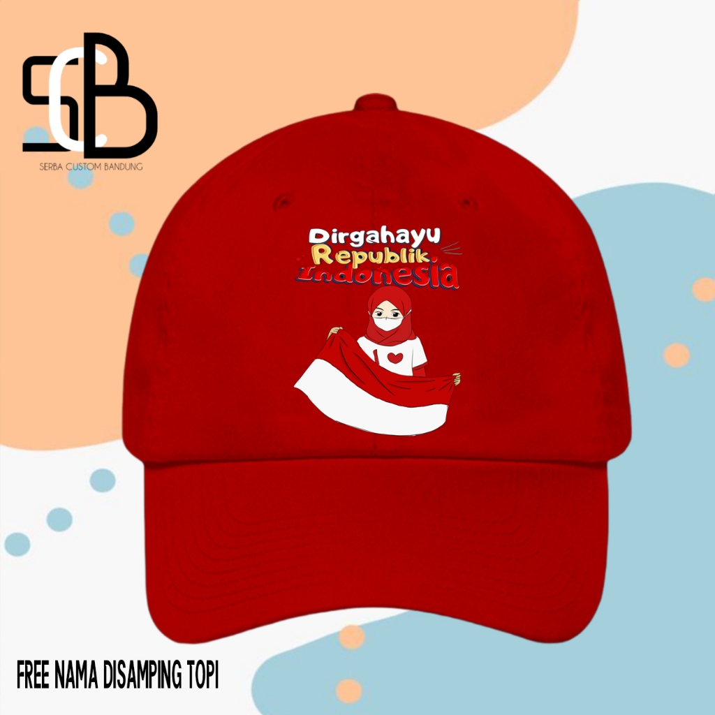 Baseball Cap For Children Of The Republic Of Indonesia - RI Anniversary ...
