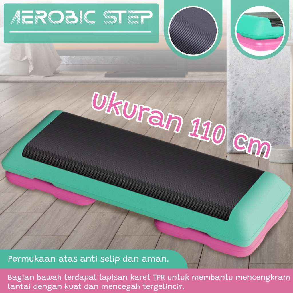 Bg SPORT Aerobic Step/Fitness Gym Aerobic Exercise Stepper Board ...