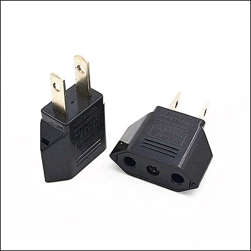 Flat plug over round to flat plug Two foot Electric Plug 2 Pin Flat ...