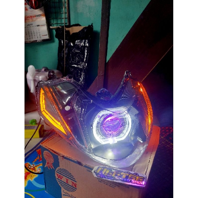 MIO M3 / BILED RUNNING FUND HEADLIGHTS YAMAHA MIO M3 CUSTOM BILED ALA ...