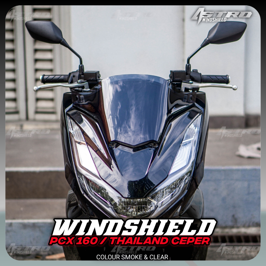 Visor WINDSHIELD PCX 160 CEPER THAILAND MODEL (3MM THICK) | Shopee ...