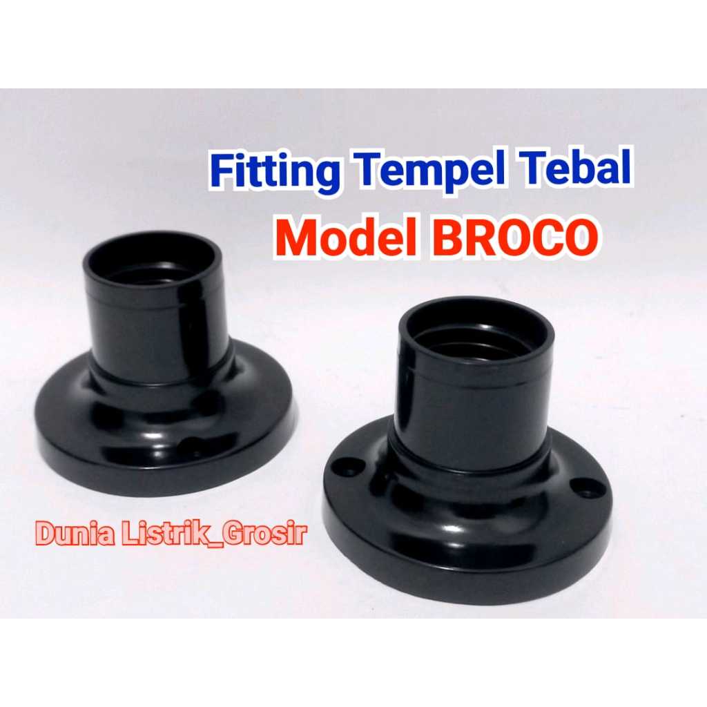 HITAM Black Broco Model Lamp Fitting Fittings Thick Material Bakelite ...