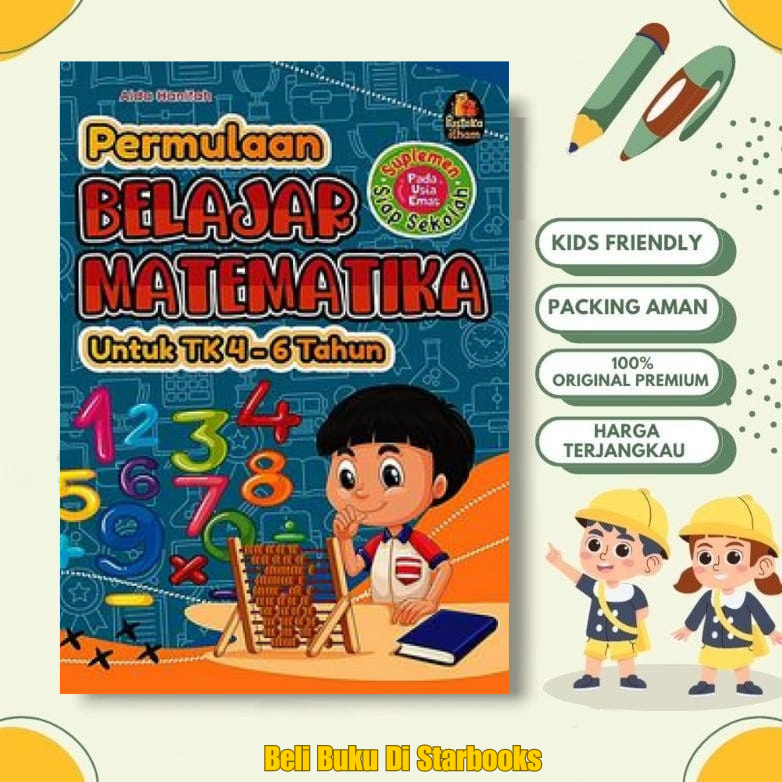 Kindergarten & PAUD Children's Books For The Beginning Of Learning Math ...