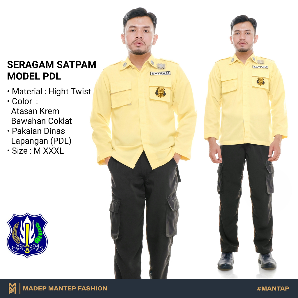Best Quality Cream Security Guard PDL Uniform Latest Cream Security ...