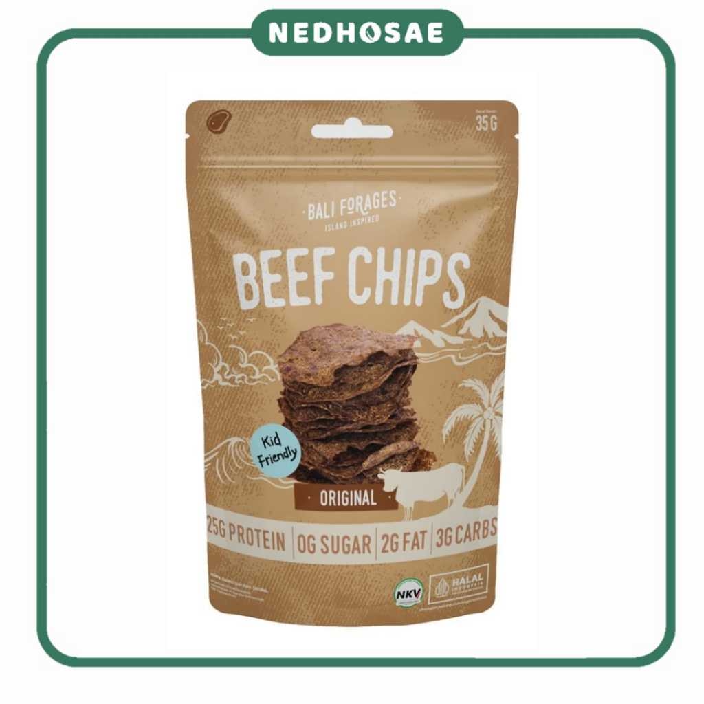 Beef Chips Original Crispy Bali Forages Crispy Beef Chips | Shopee ...