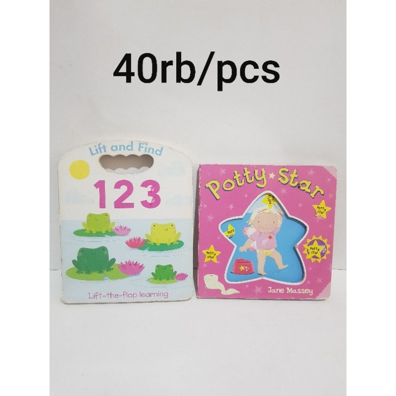 Hardbook imported children's book potty star lift and find 123 | Shopee ...