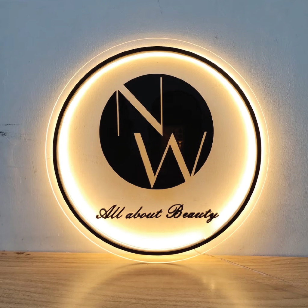 Custom Backlit Acrylic Sign | Acrylic Logo Sign | Led Business Sign ...