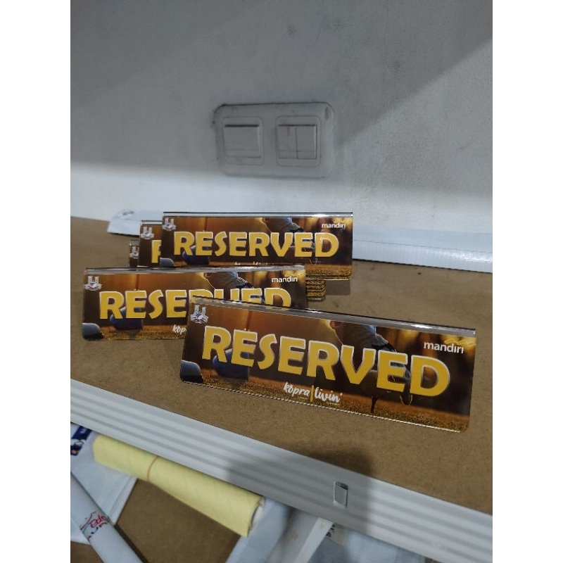 Acrylic custom nameplate acrylic table logo name TAG nametag desk ...