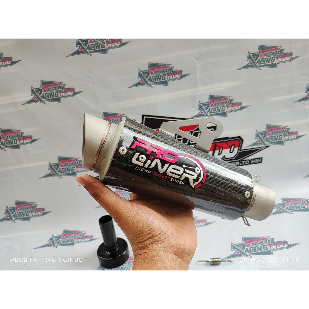 Slinser Exhaust racing proliner tr 1 short cbr facelift vega jupiter ...