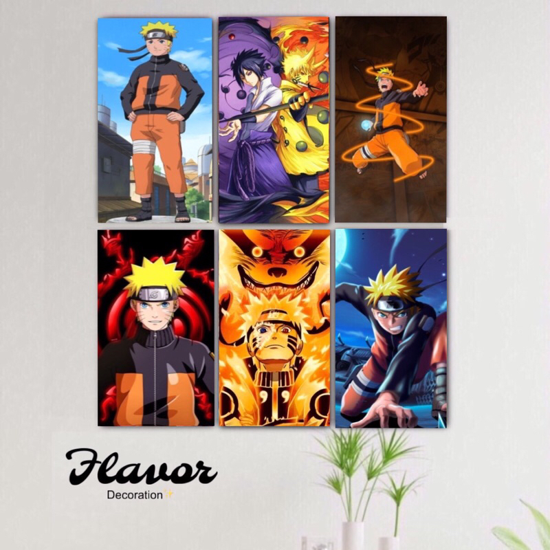 KAYU HIASAN DINDING Flavor Wall Decoration Display NARUTO UZUMAKI MOVIE ...