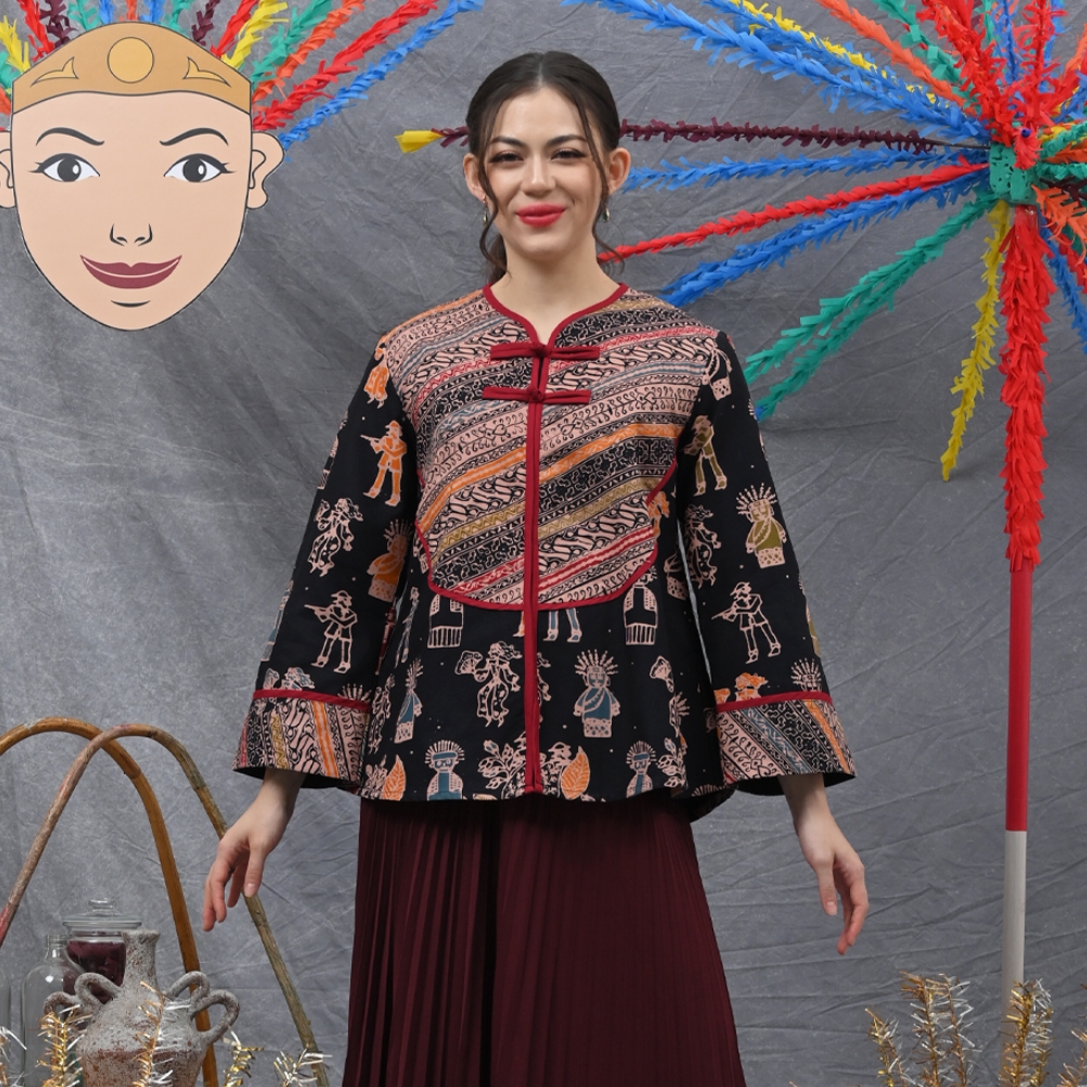 NONA RARA - Fogia WNG Betawi T2959, modern women's batik blouse work ...