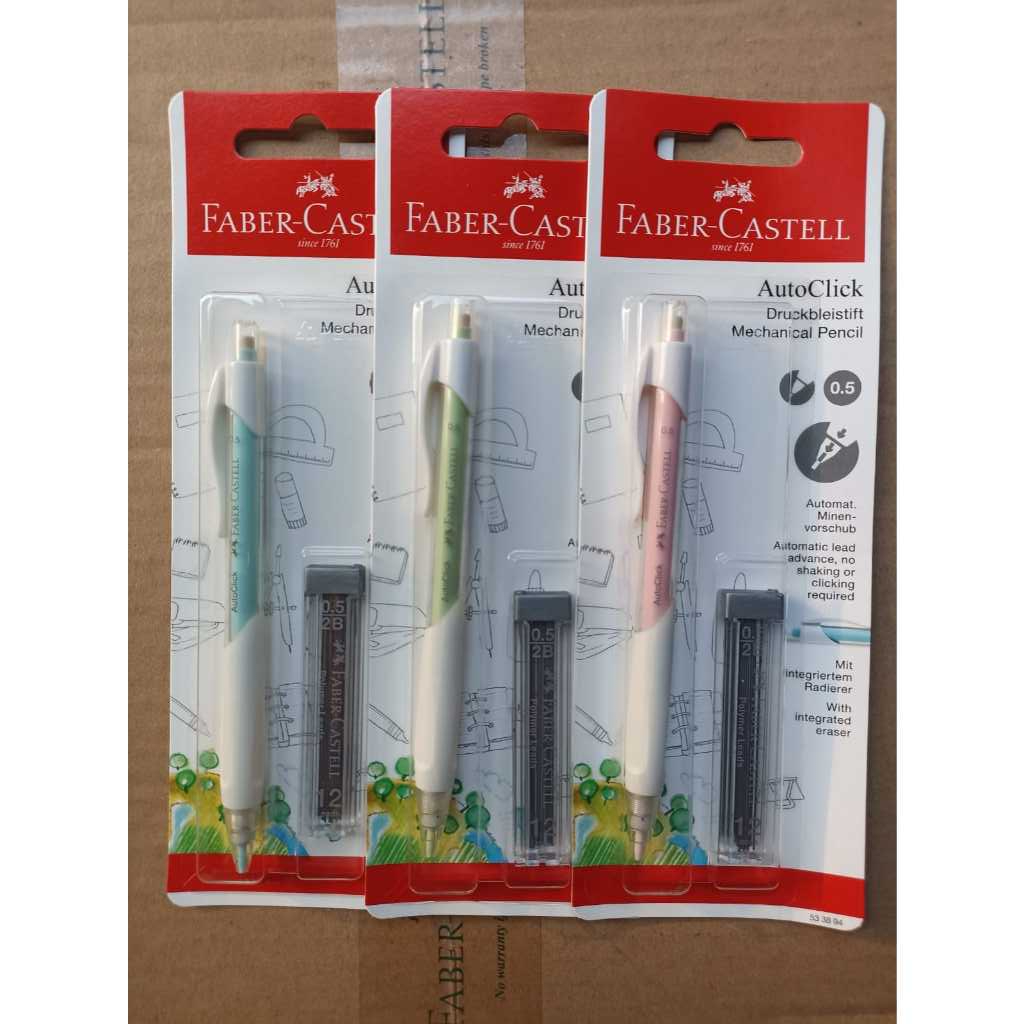 Mechanical Pencil/Auto Click Pencil 0.5 Faber Castell FREE Refill ...