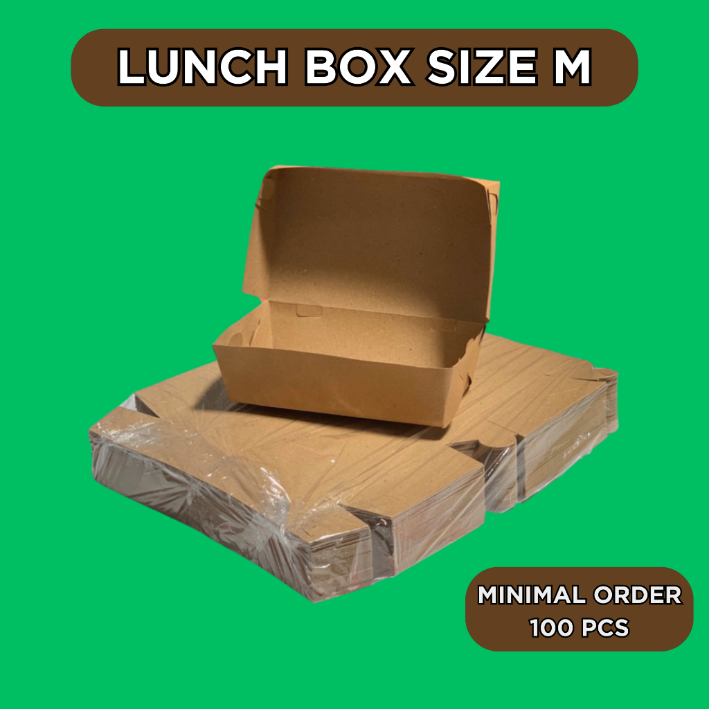Paper Lunch Box Kraft M Food Packaging Fried Rice Noodles Laminated ...